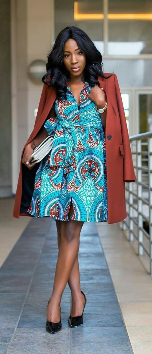 Tenue en pagne : 20 jolies modèles de robes en pagne - Silence Brisé