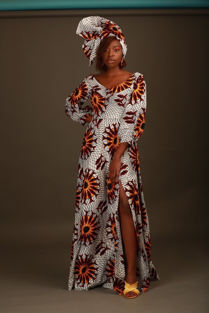 10 jolies robes en pagne parfaites pour les fêtes - Silence Brisé