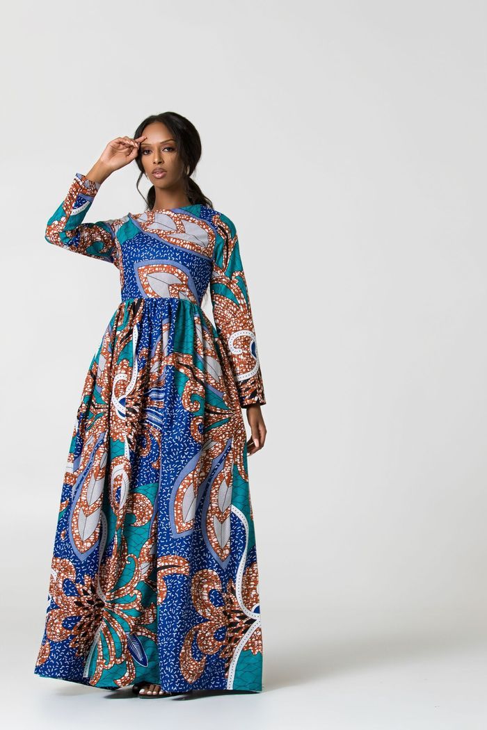 20 jolies robes en pagne de chez Grass-fields - Silence Brisé